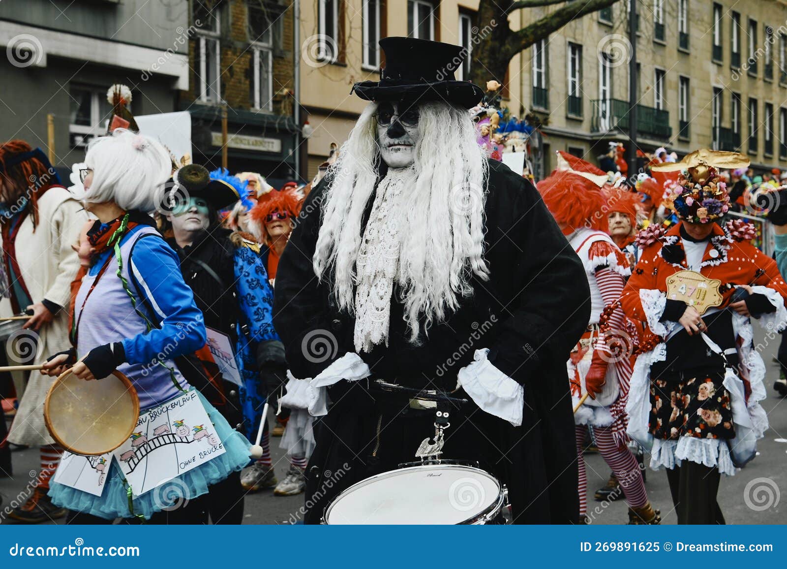 People at a Carnival in Cologne. 200 Years of the Cologne Carnival ...
