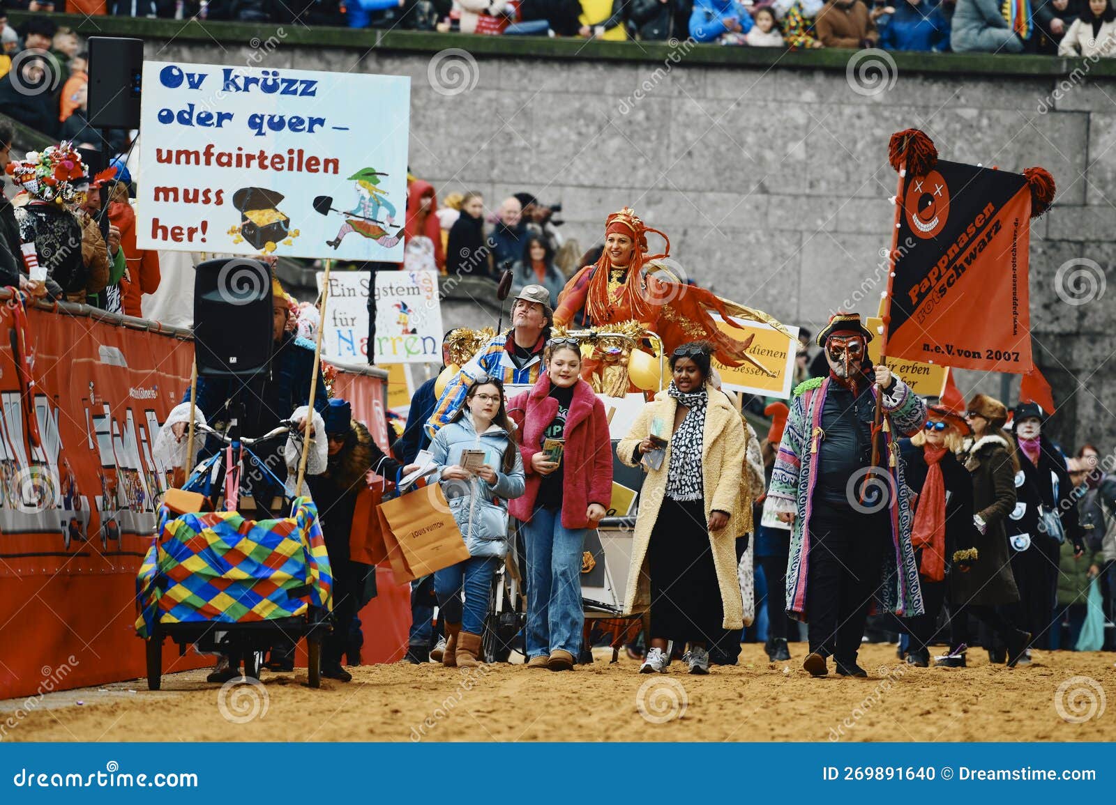 People at a Carnival in Cologne. 200 Years of the Cologne Carnival ...