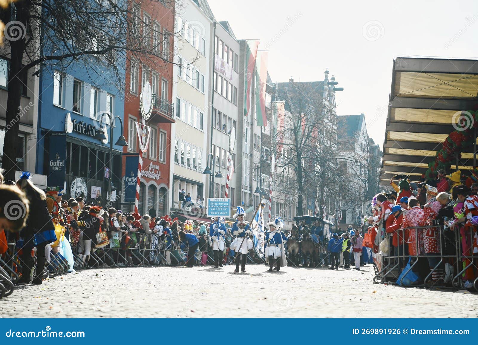 People at a Carnival in Cologne. 200 Years of the Cologne Carnival ...