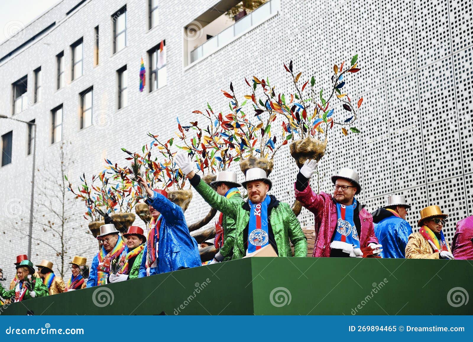 People at a Carnival in Cologne. 200 Years of the Cologne Carnival ...