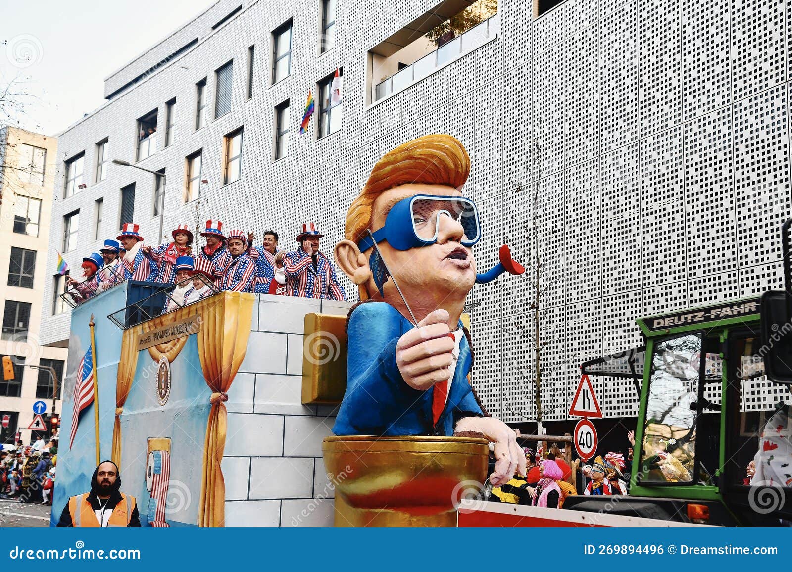People at a Carnival in Cologne. 200 Years of the Cologne Carnival ...