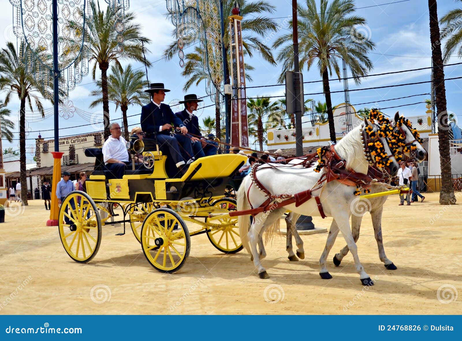 People in carriage horses editorial photo. Image of coach - 24768826