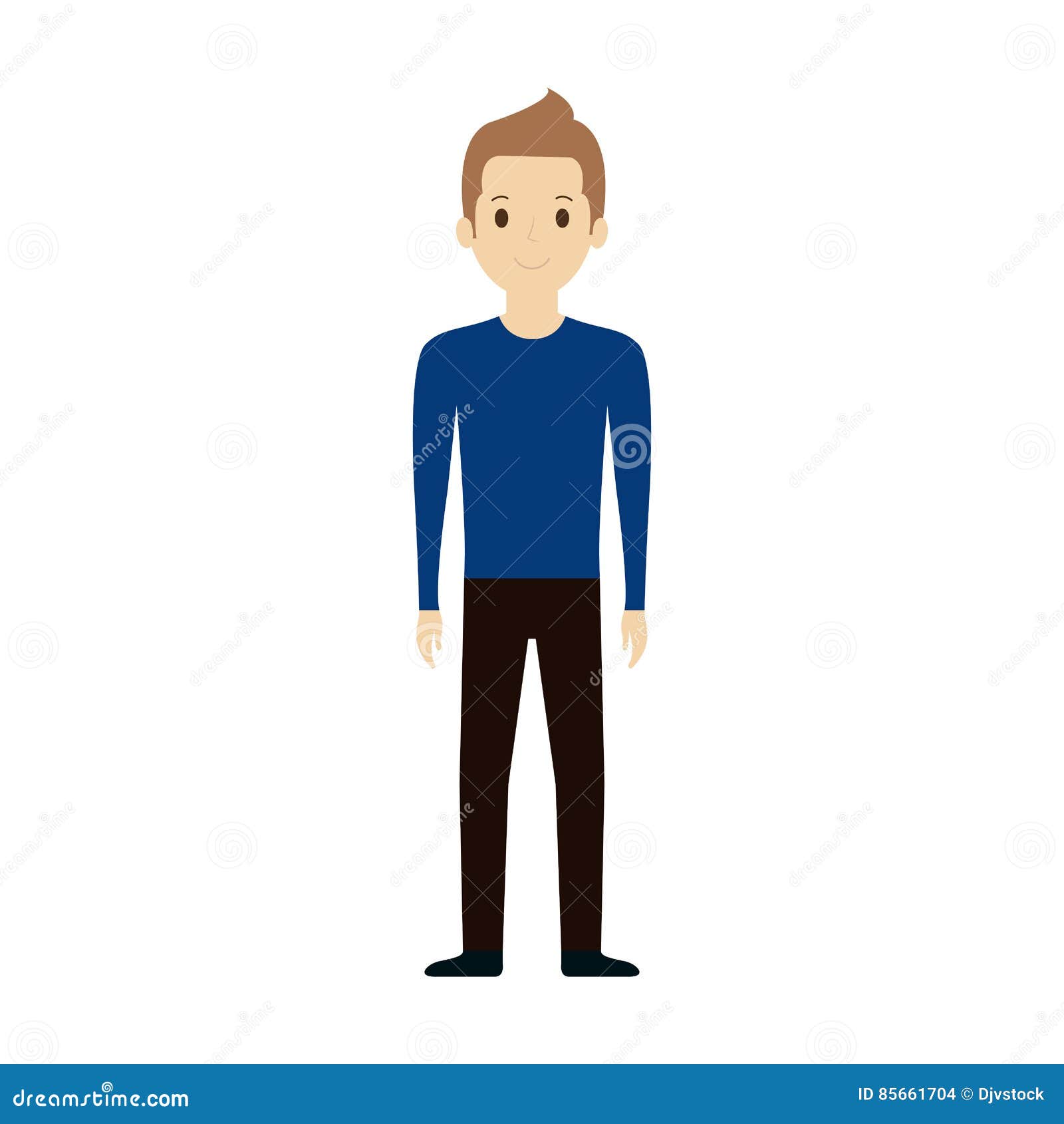 People Casual Man Cloth Icon Stock Illustration - Illustration of ...