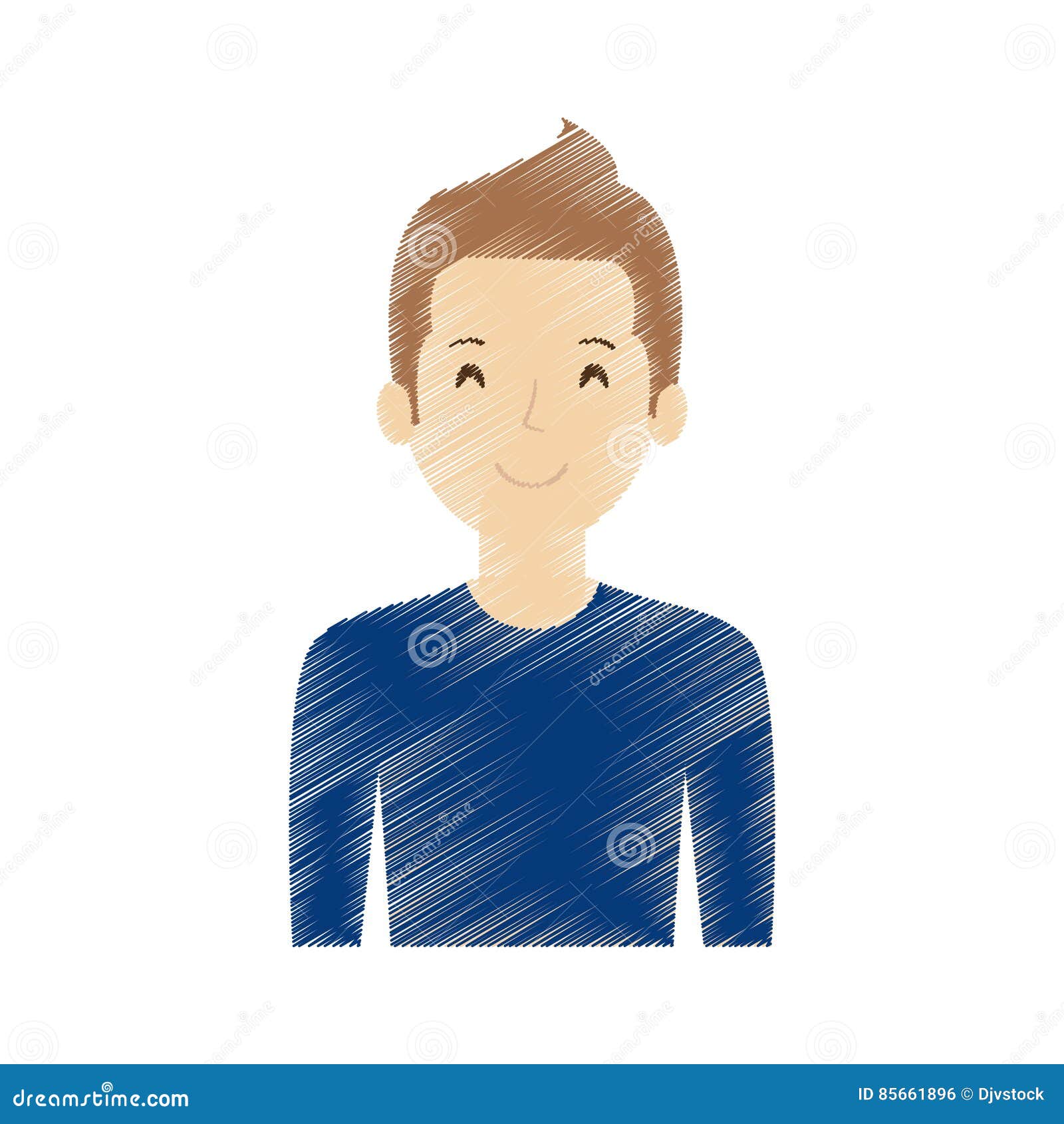 People Casual Man Cloth Icon Stock Illustration - Illustration of male ...