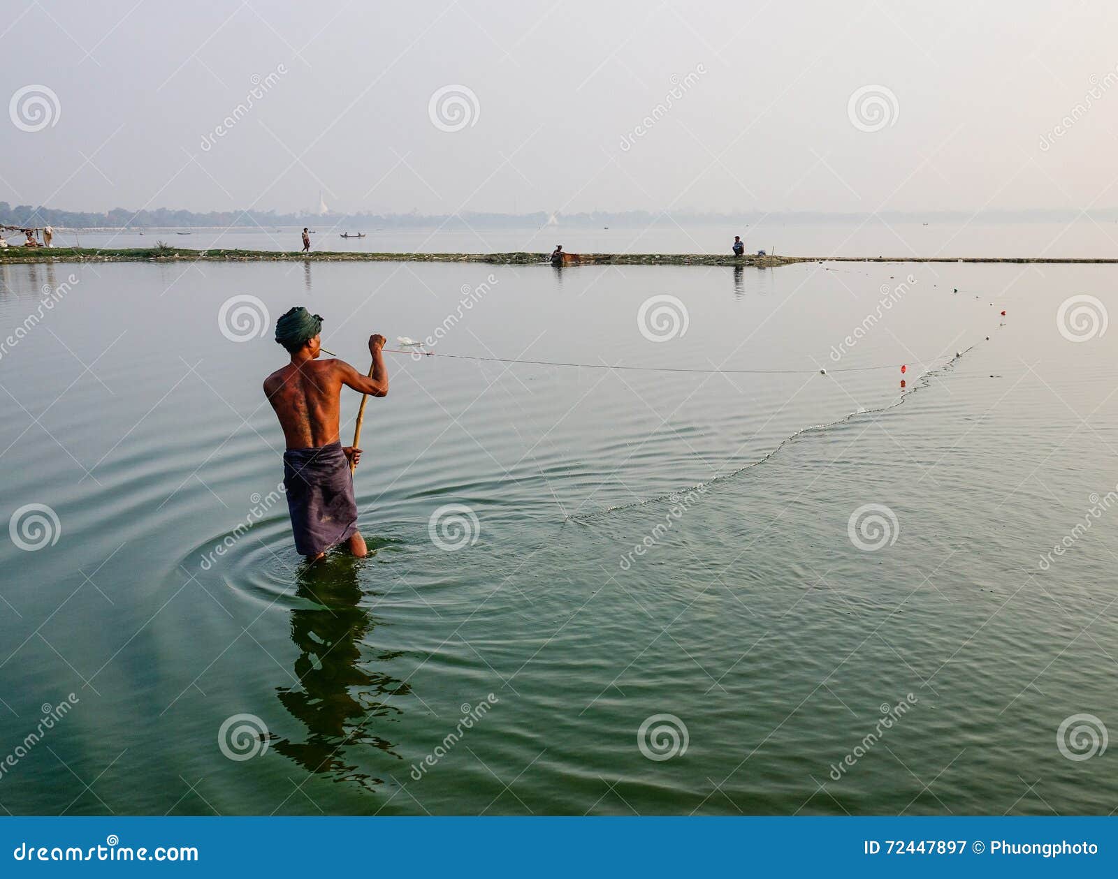 People Catching Crabs With Buckets Lowered From Cromer Pier, Norfolk ...