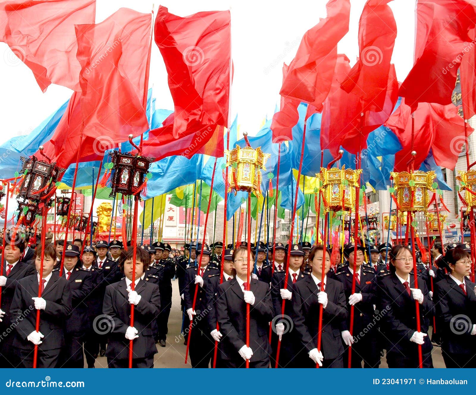 People Celebrate the Spring Festival Parade Editorial Photo - Image of ...