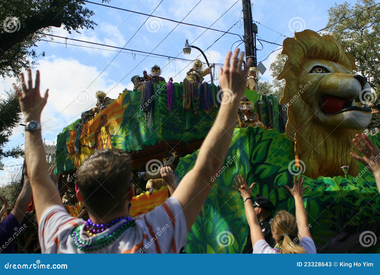 People Celebrated Crazily in Mardi Gras Parade. Editorial Stock Photo ...