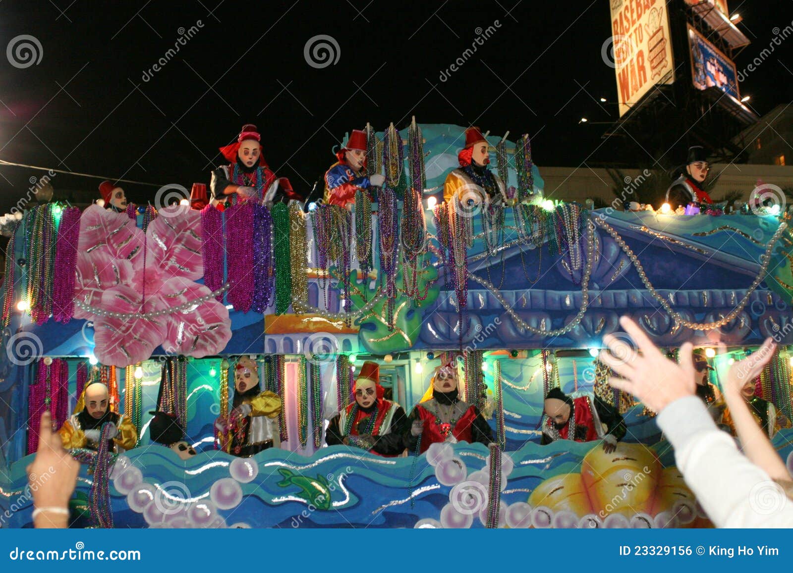 People Celebrated Crazily in Mardi Gras Parade. Editorial Photo - Image ...