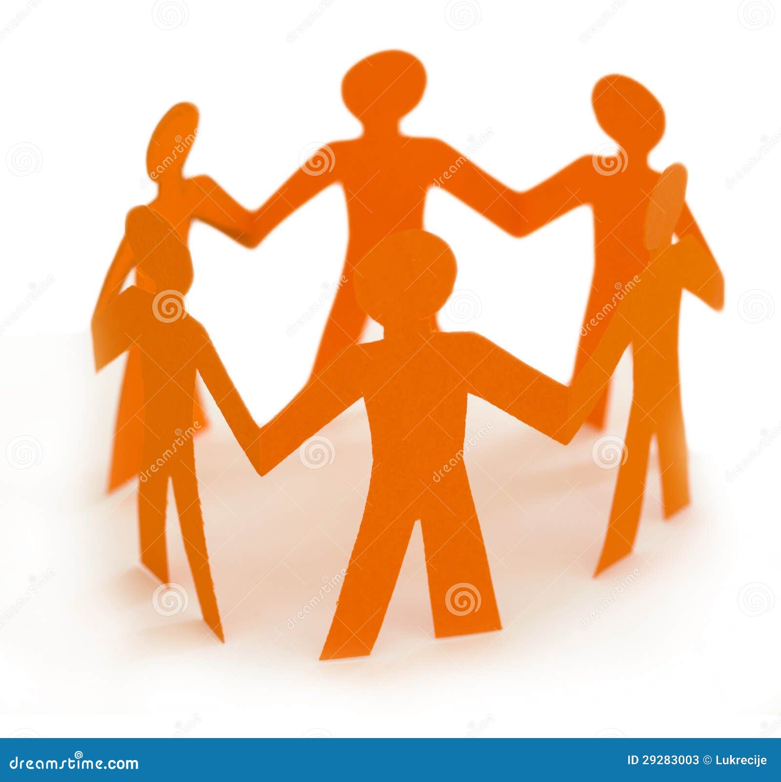 People chain stock image. Image of paper, friendship - 29283003