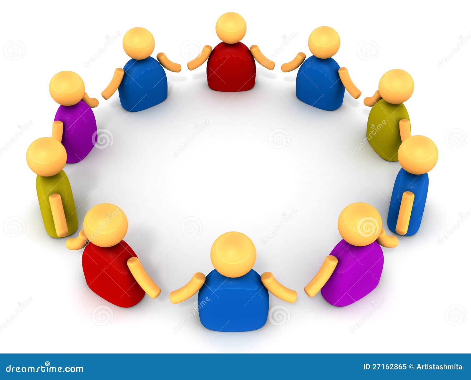 People chain circle stock illustration. Illustration of unity - 27162865