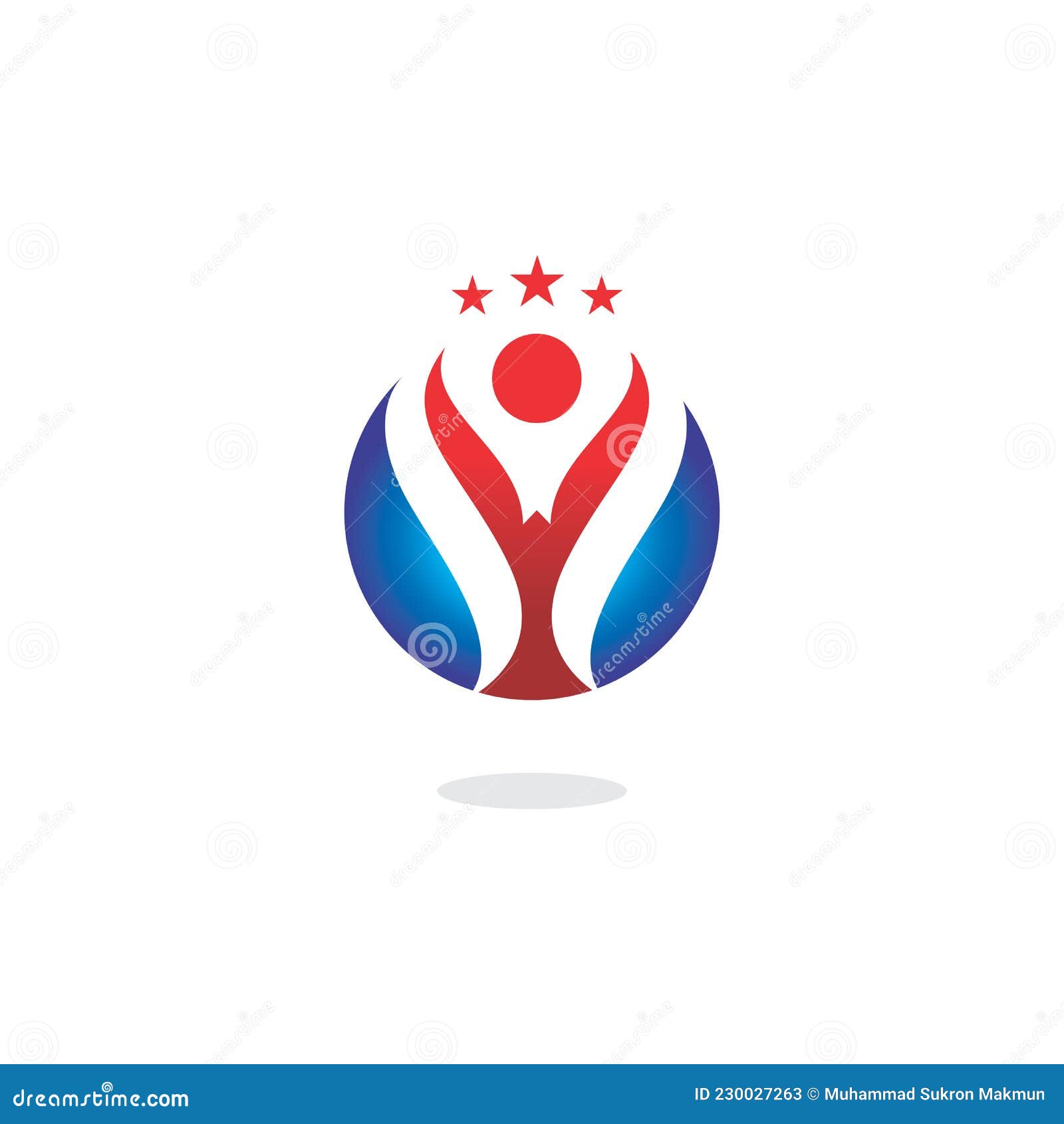 People Champion Star Logo Icon Stock Vector - Illustration of reach ...