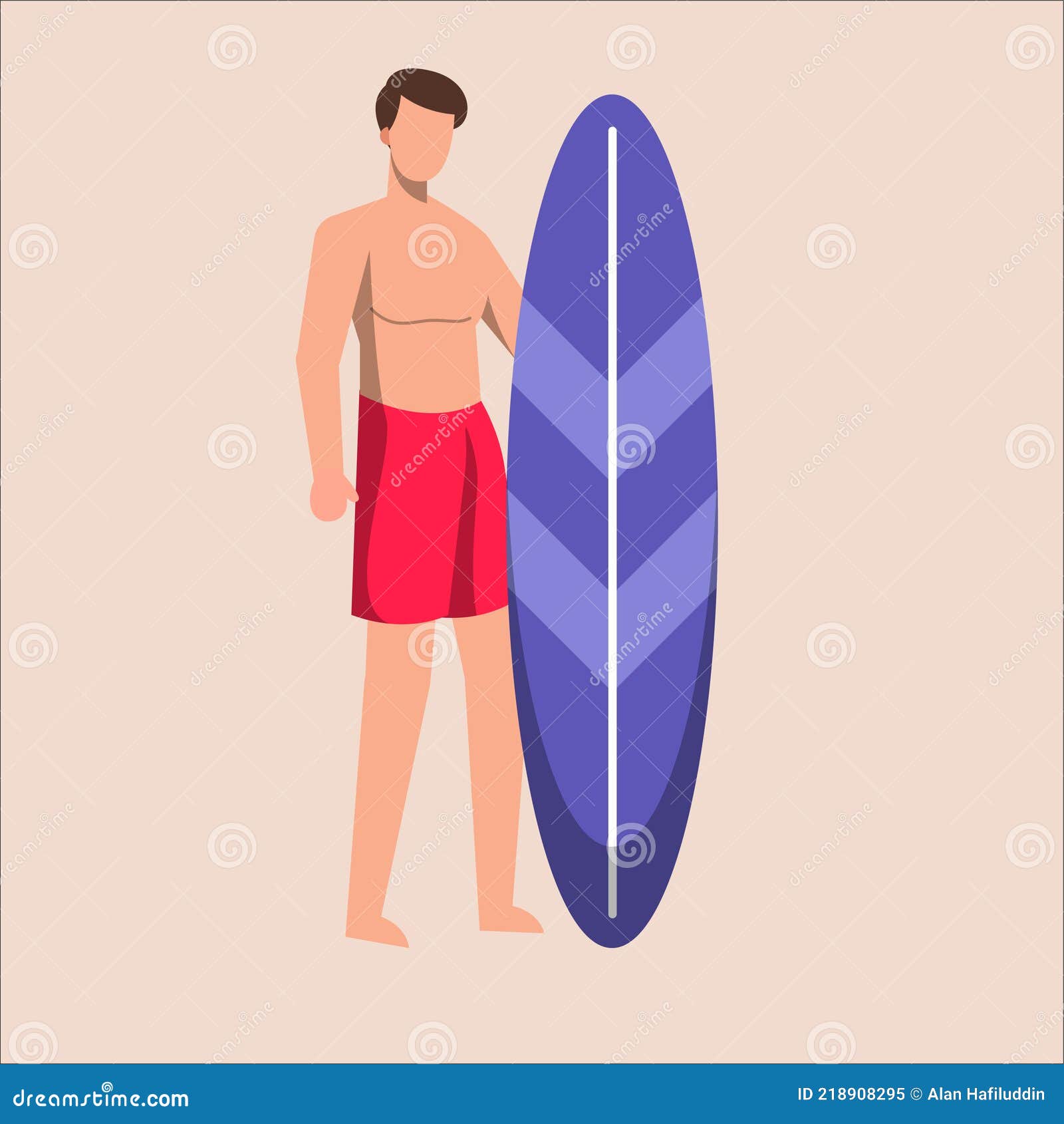 People Character Bathing Suit Poses Vector Stock Vector - Illustration ...