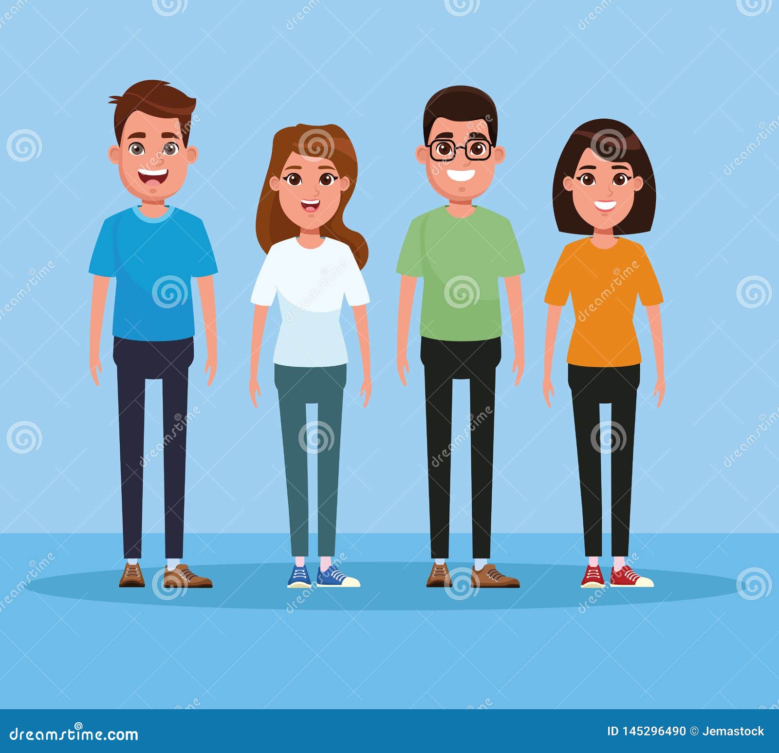 People characters cartoons stock vector. Illustration of symbolic ...