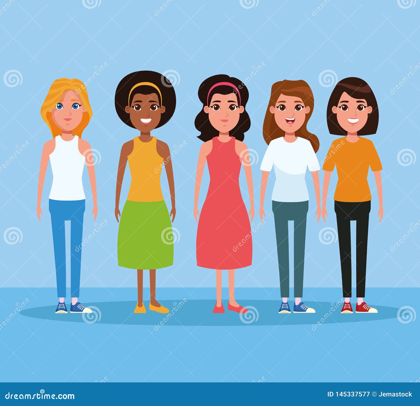 People characters cartoons stock vector. Illustration of avatar - 145337577