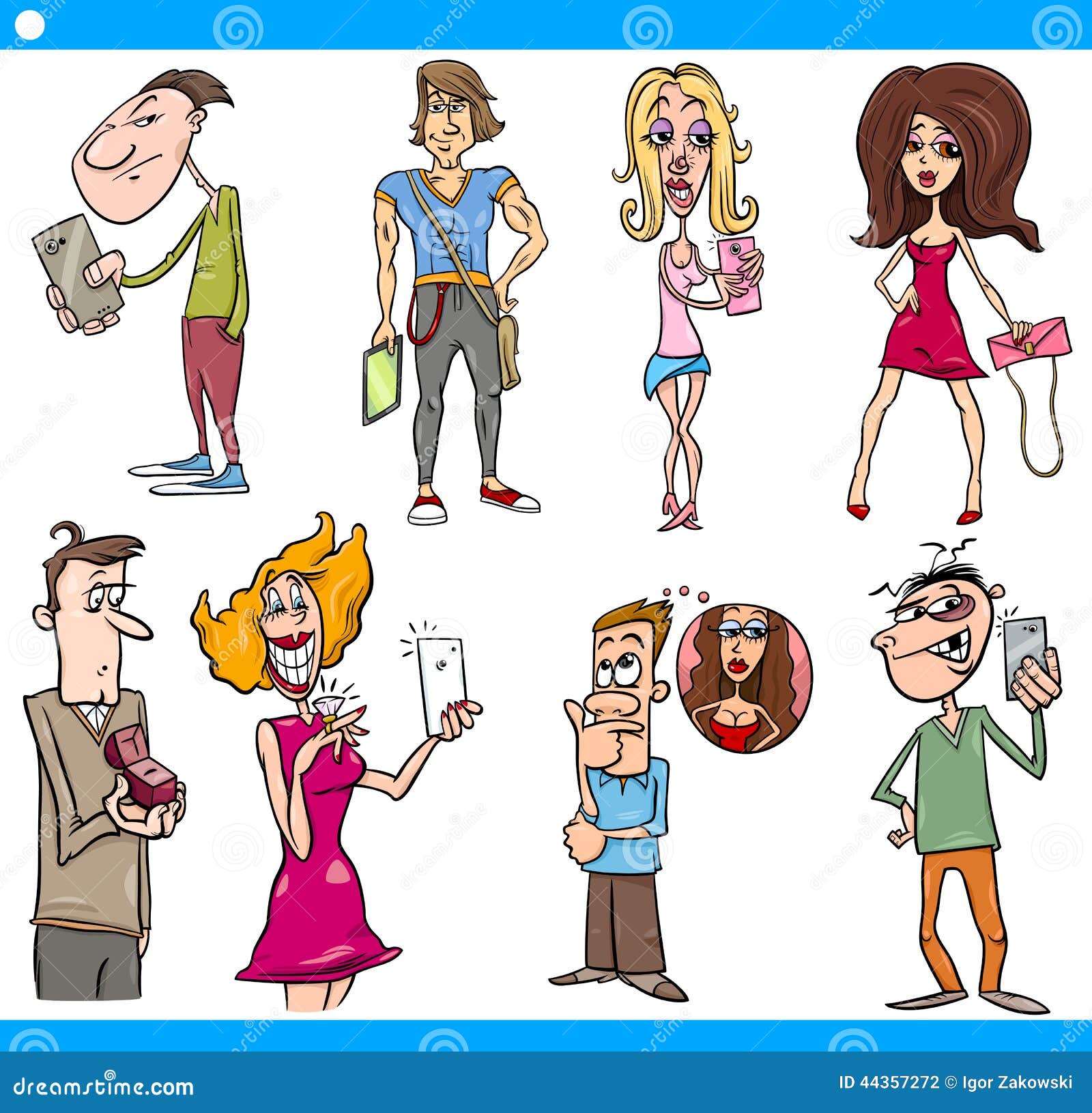 People Characters Set Cartoon Illustration Stock Vector - Image: 44357272 People Characters Set Cartoon Illustration Stock Vector - Image: 44357272