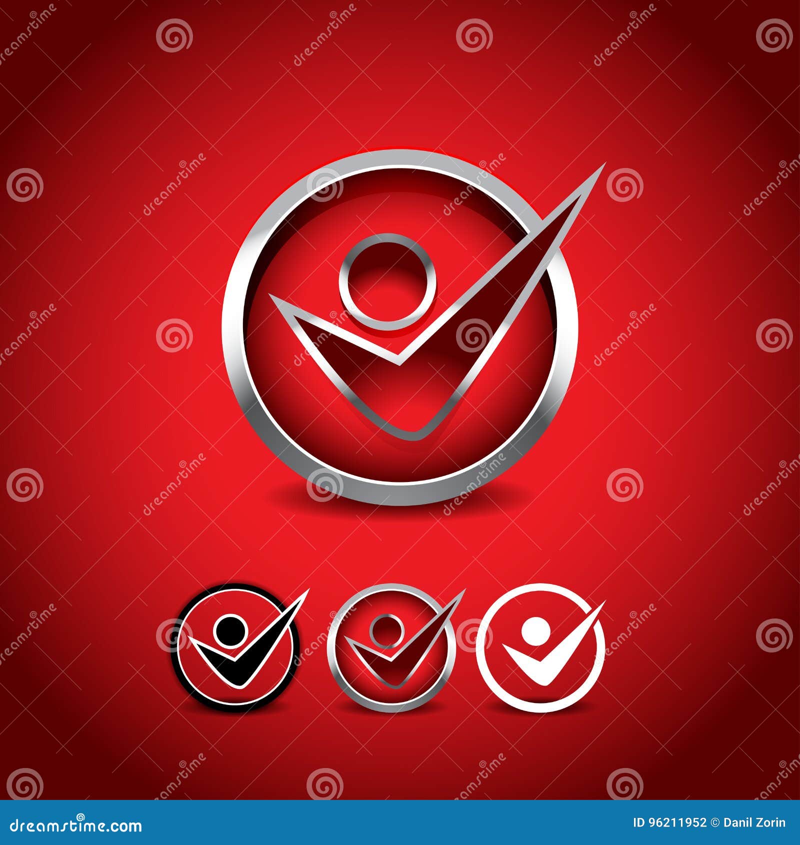 People Check Mark Logo Royalty-Free Illustration | CartoonDealer.com ...