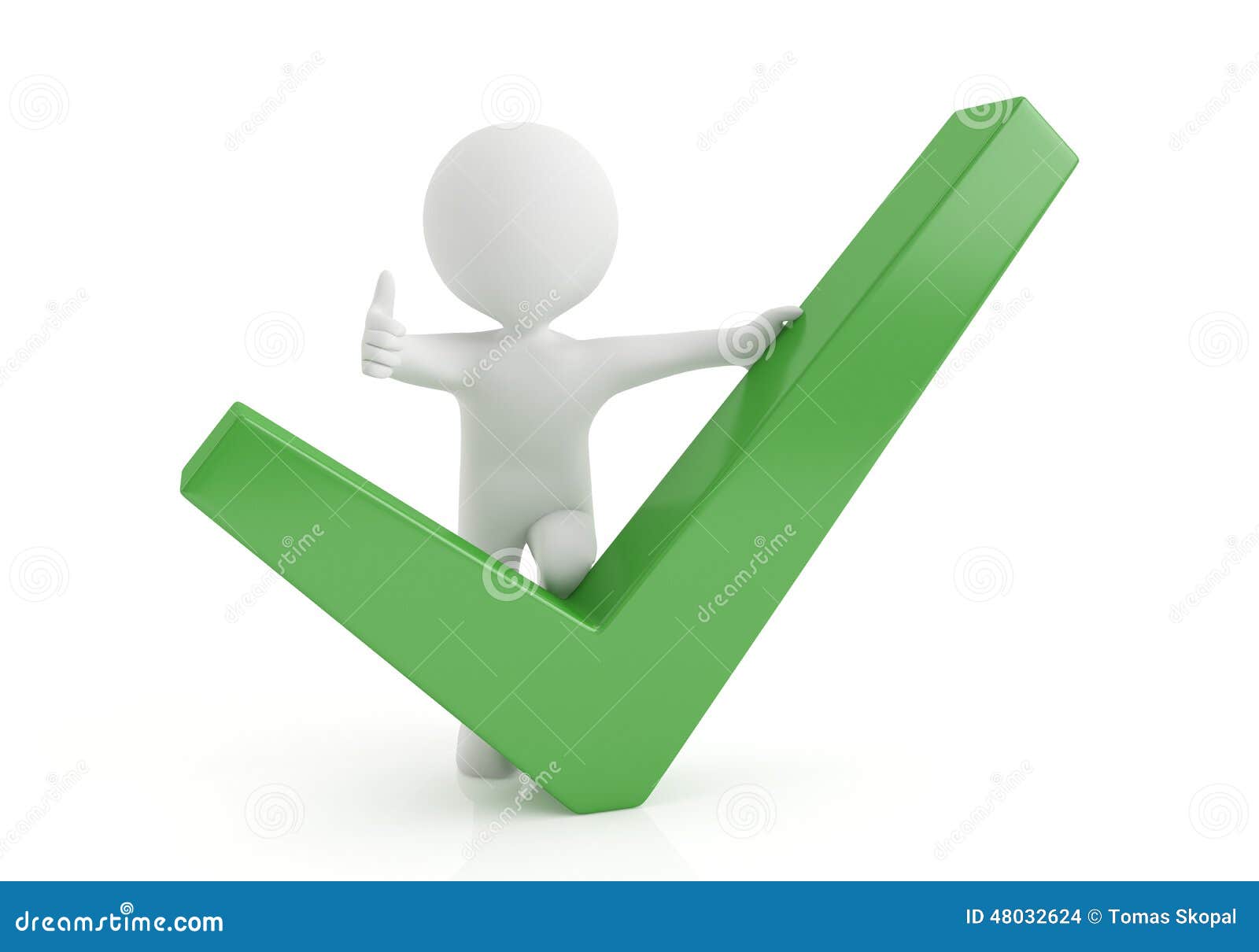 People check mark stock illustration. Illustration of people - 48032624