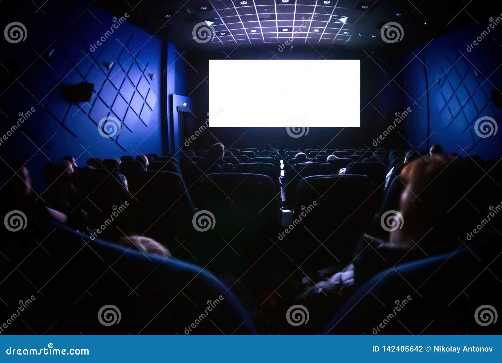 People in the Cinema Watching a Movie Editorial Photography - Image of ...