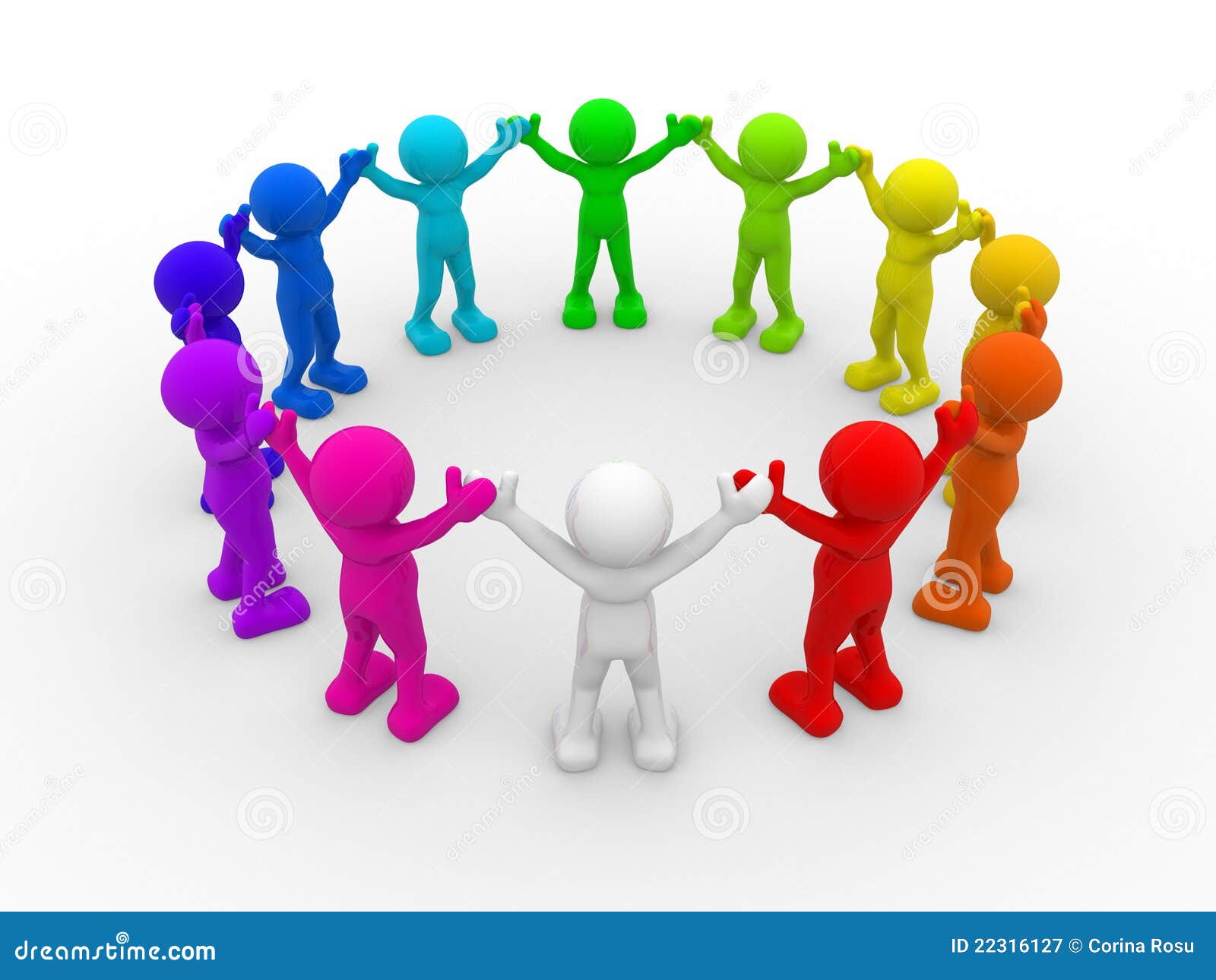 People in circle stock illustration. Illustration of action - 22316127