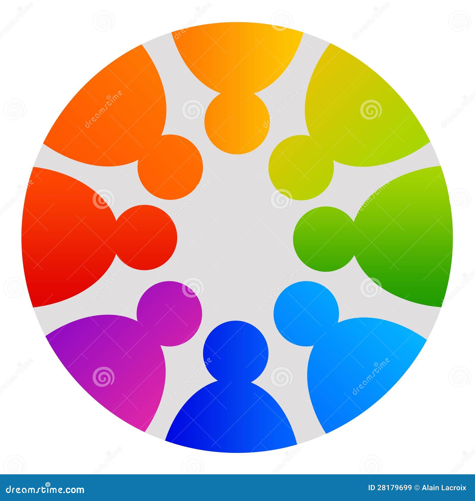 People Circle Royalty Free Stock Images - Image: 28179699