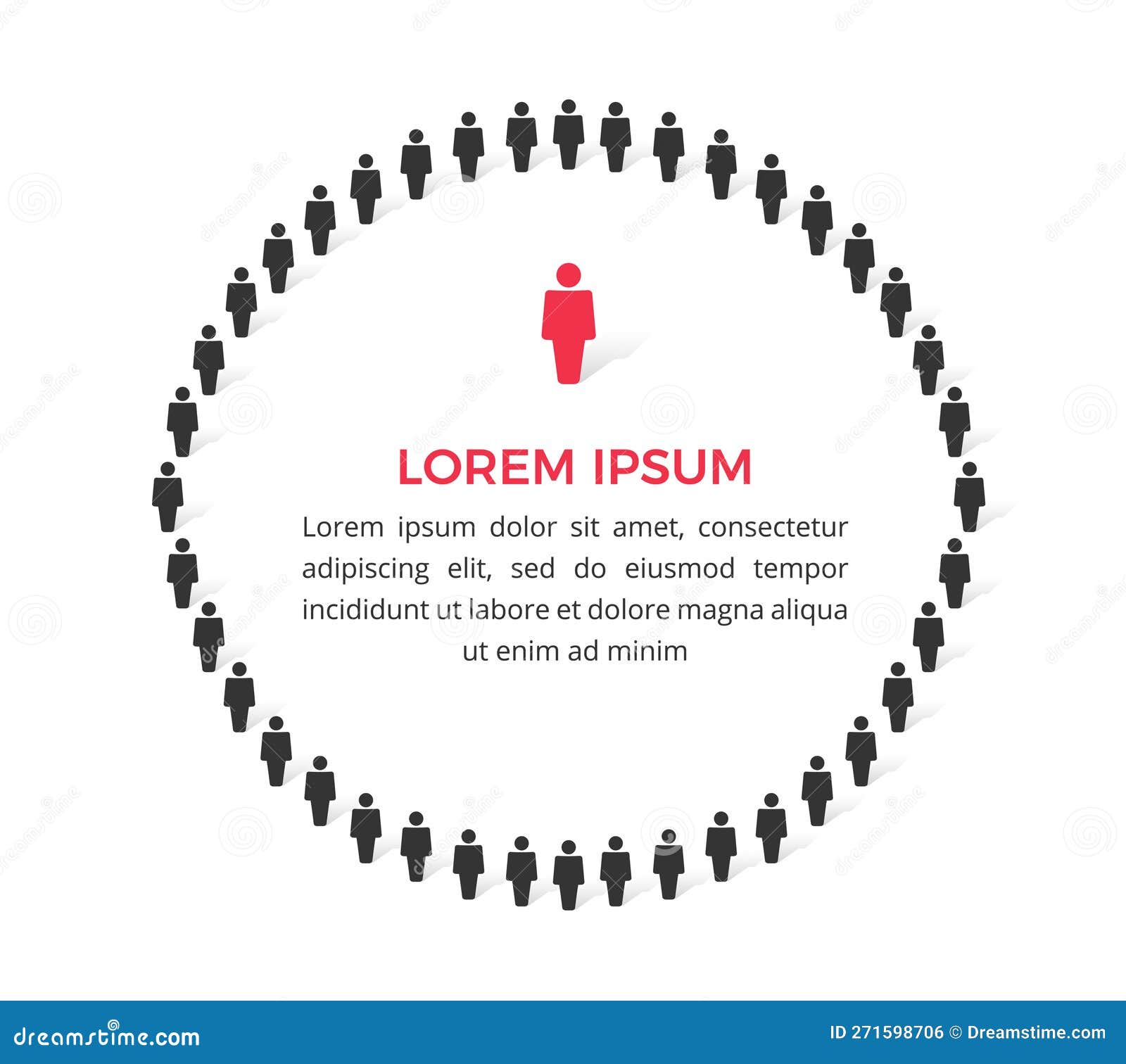 People in a Circle stock vector. Illustration of people - 271598706