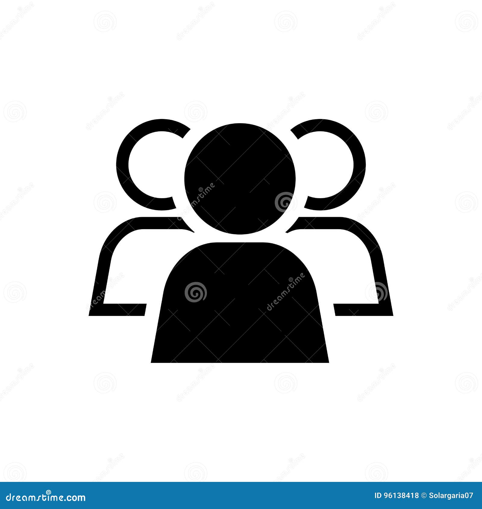 People in Circle on White Background - Vector Iconic Design Stock ...