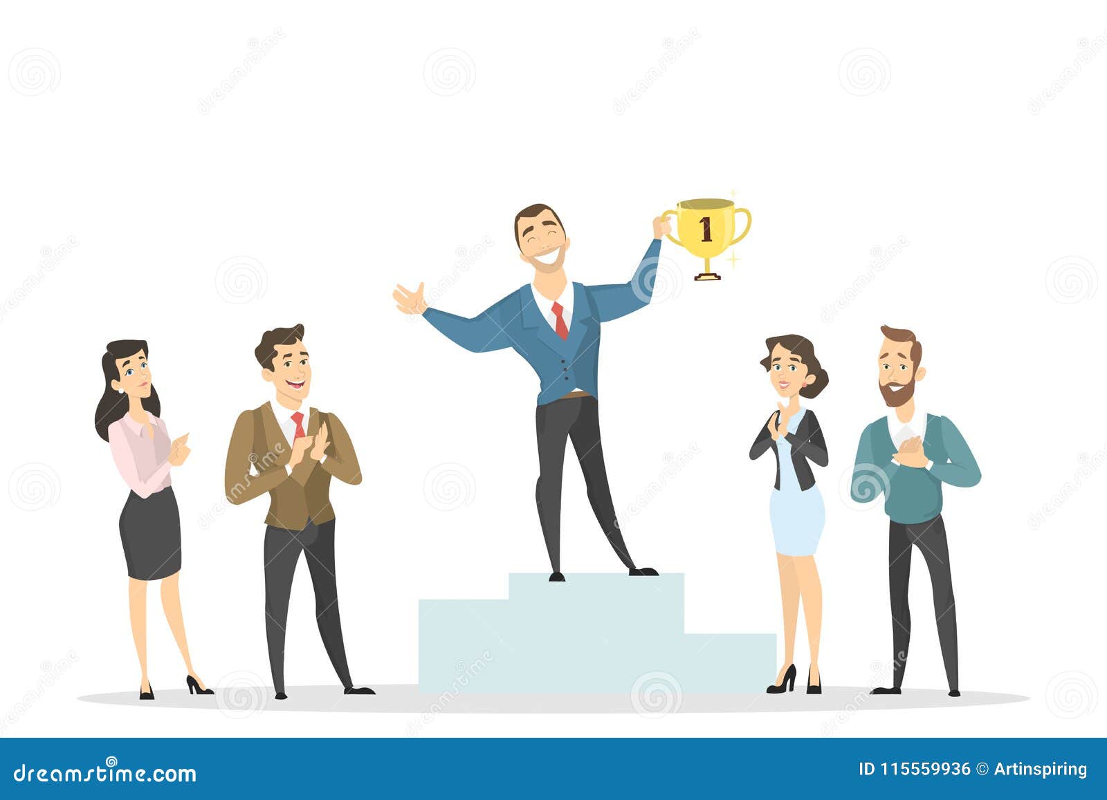 People clapping set. stock vector. Illustration of human - 115559936