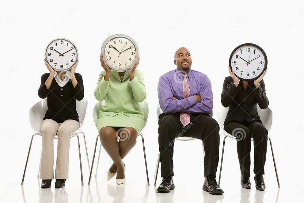 People with clock faces stock image. Image of indian, female - 2047001