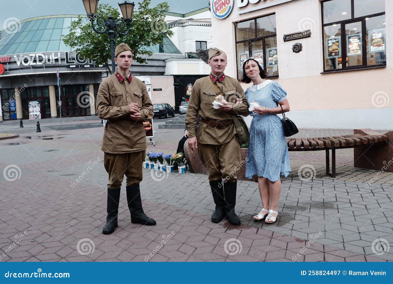 People in the Clothes of the Soviet Period before the Great Patriotic ...