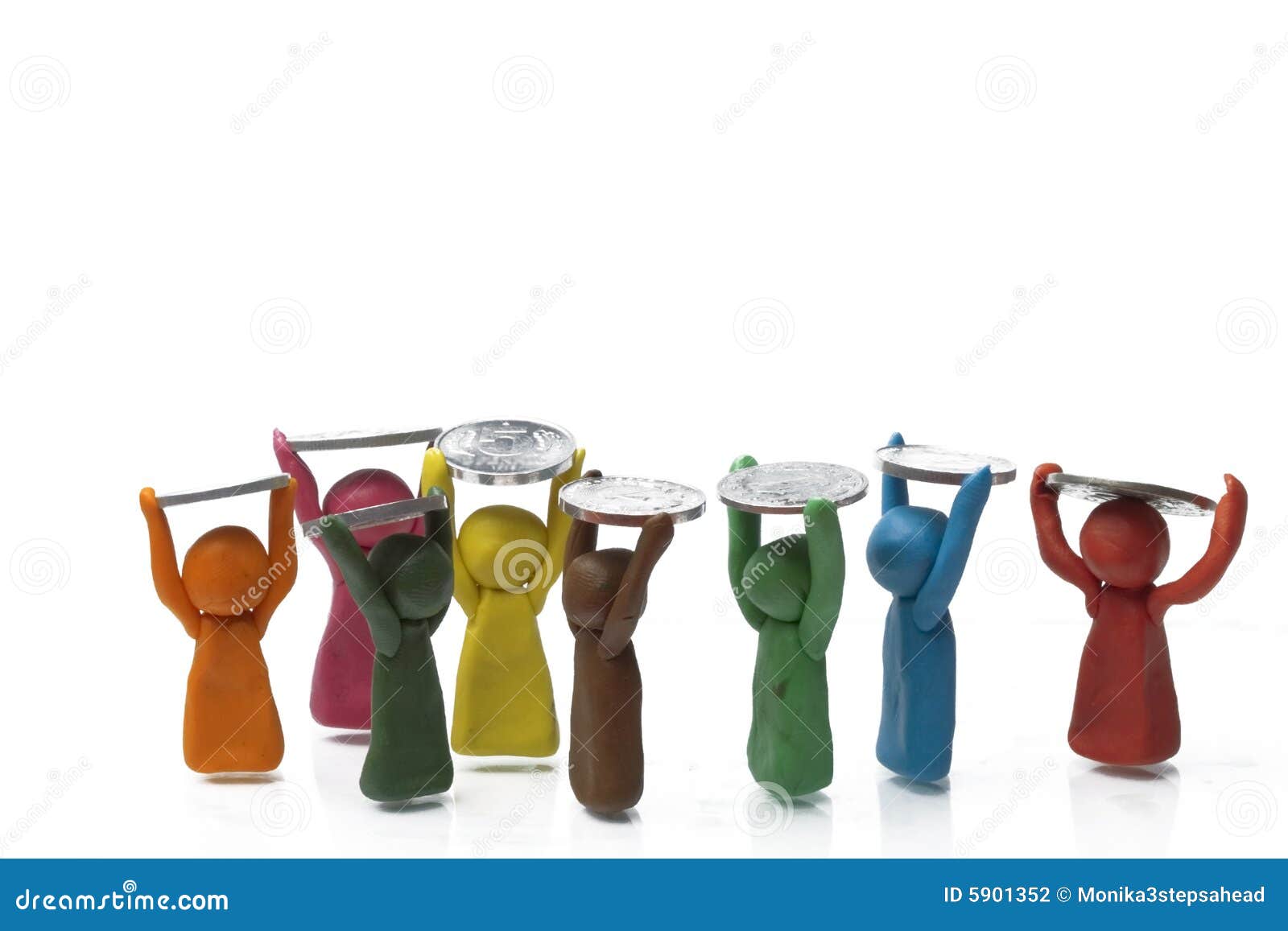 People with coins stock photo. Image of business, work - 5901352