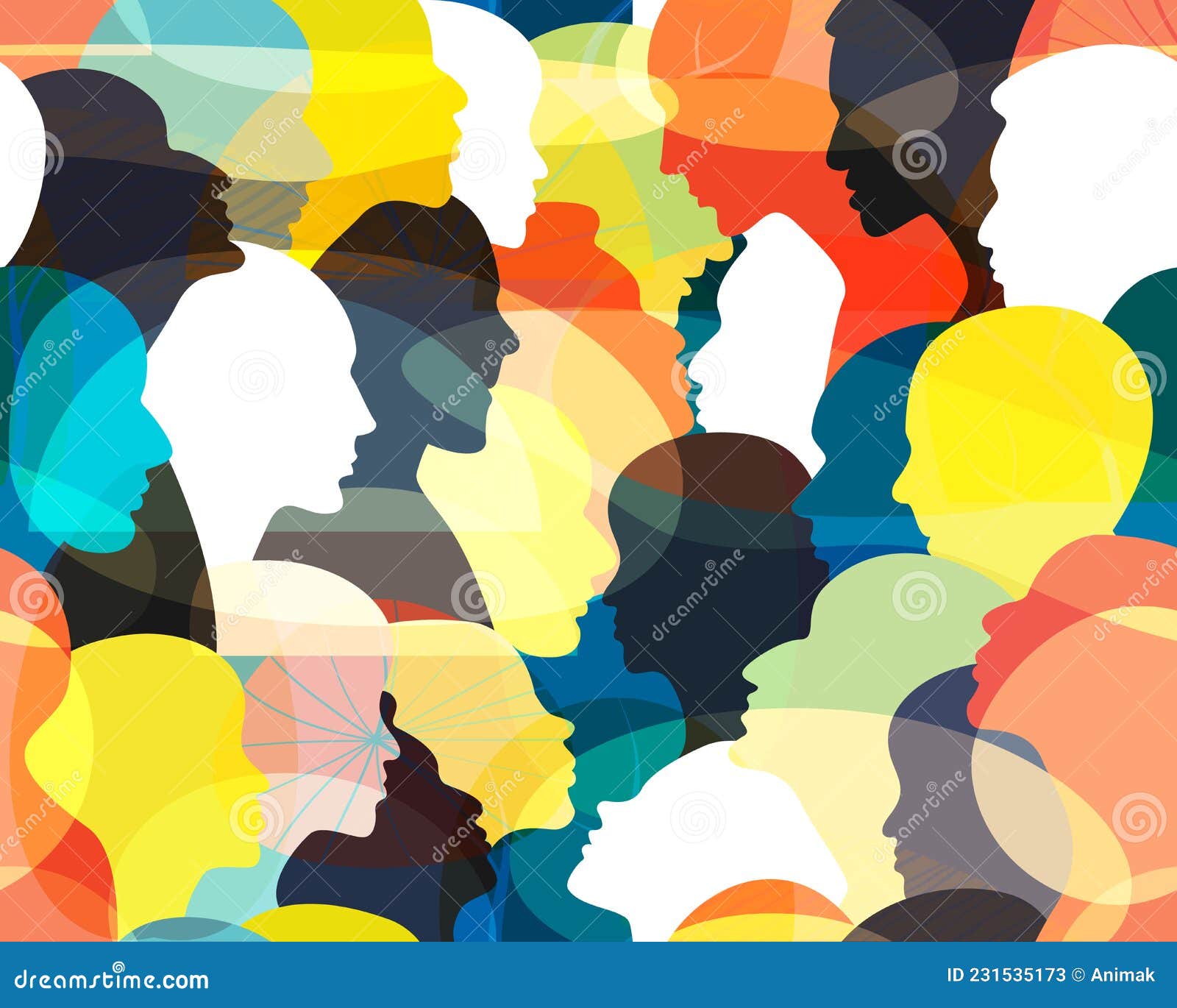 People Color Map Vector Illustration | CartoonDealer.com #67734570