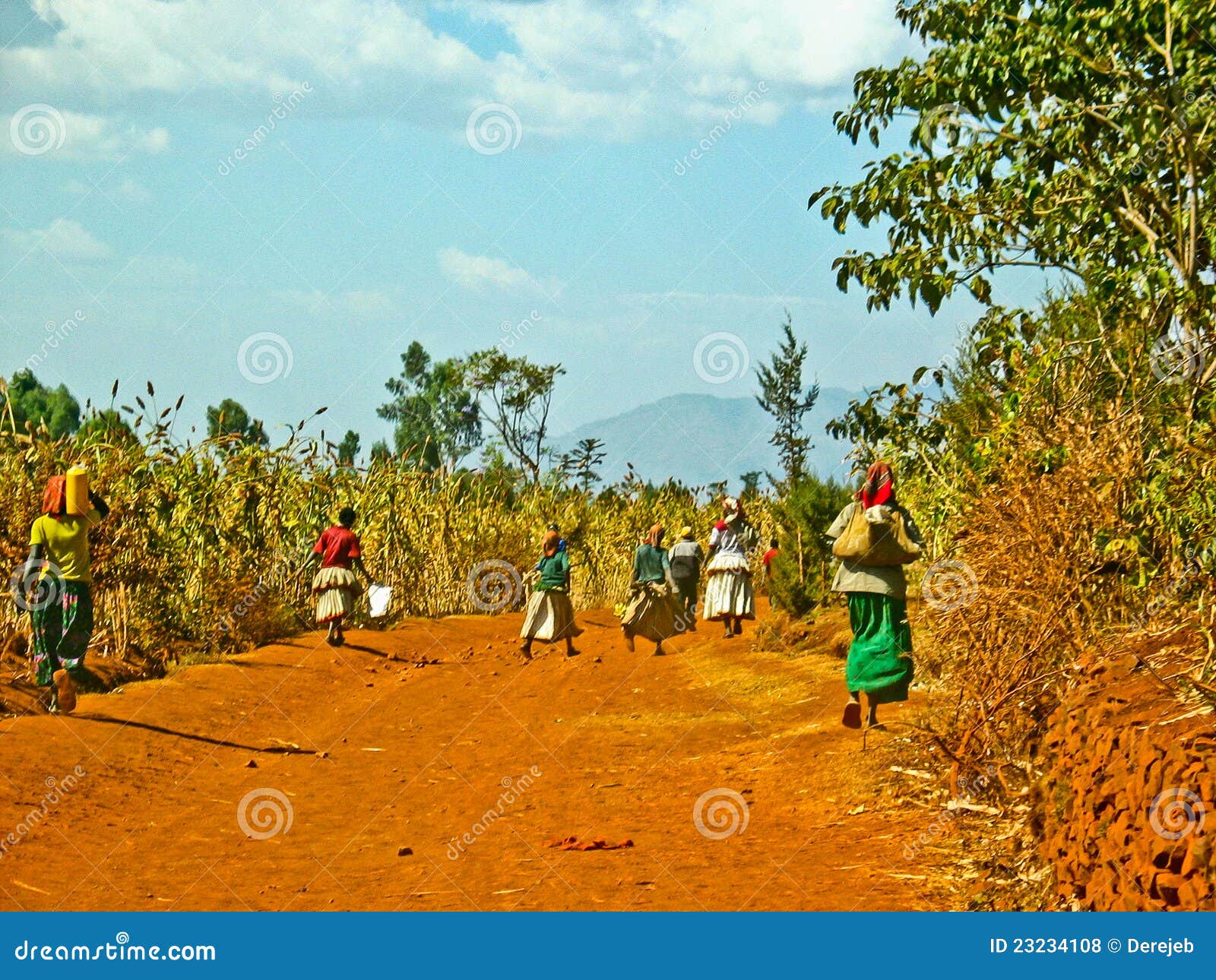 People Coming Back from a Local Market Editorial Stock Photo - Image of ...