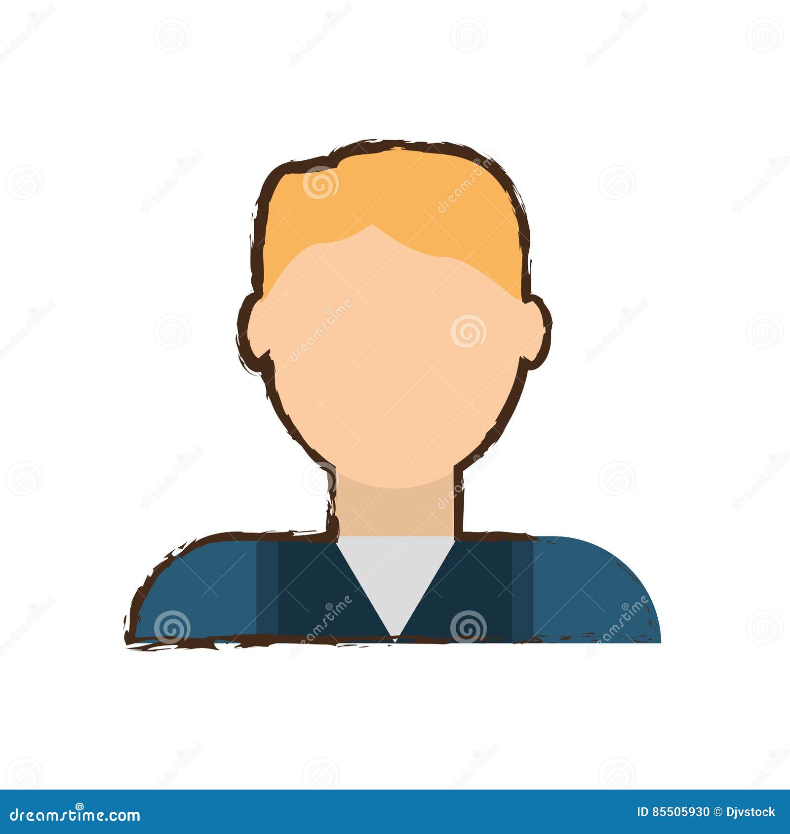 People Commoner Man Icon Image Stock Illustration - Illustration of ...