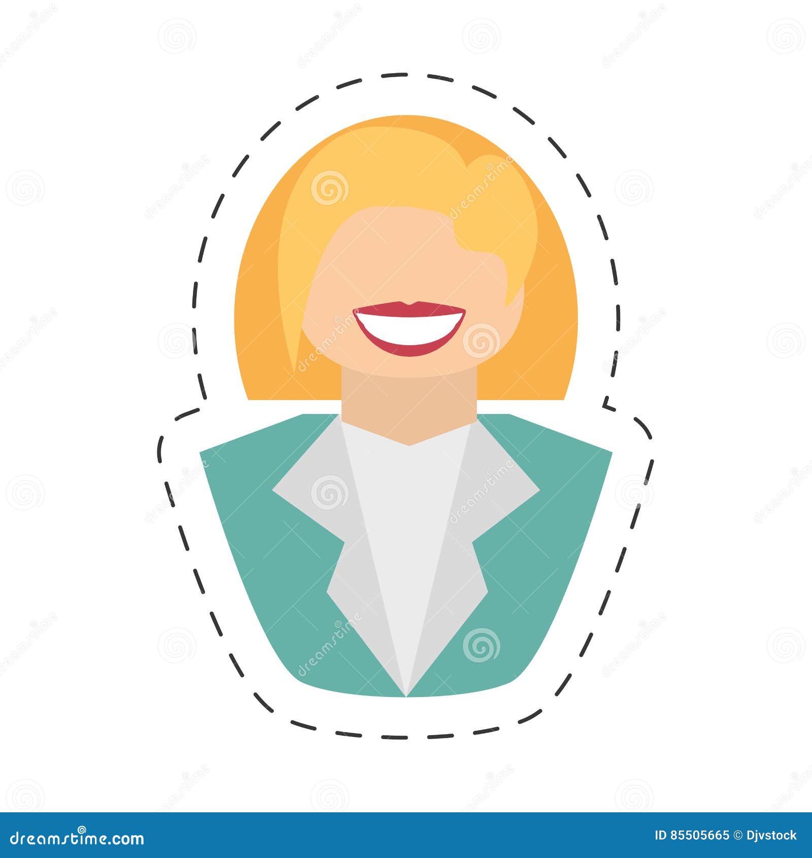 People Commoner Woman Icon Image Stock Illustration - Illustration of ...