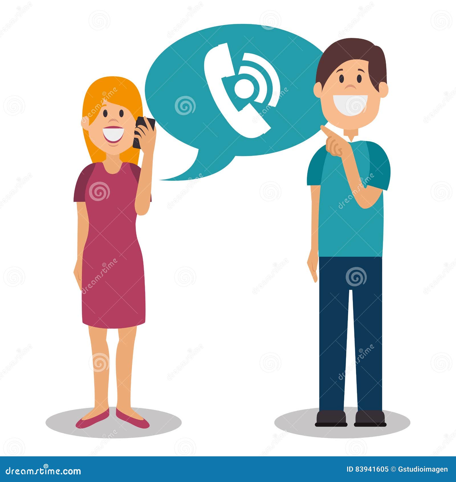 People Communicating Concept Icon Stock Illustration - Illustration of ...