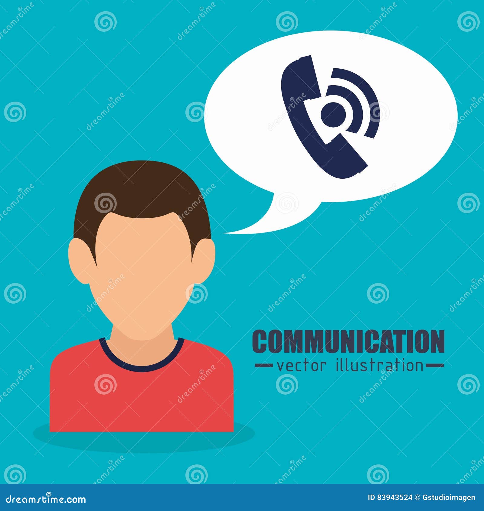 People Communicating Concept Icon Stock Illustration - Illustration of ...