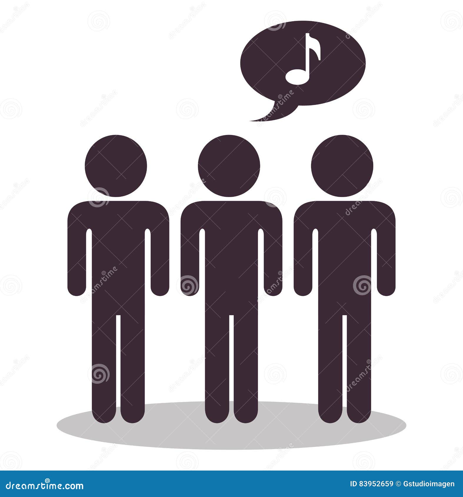 People Communicating Concept Icon Stock Illustration - Illustration of ...