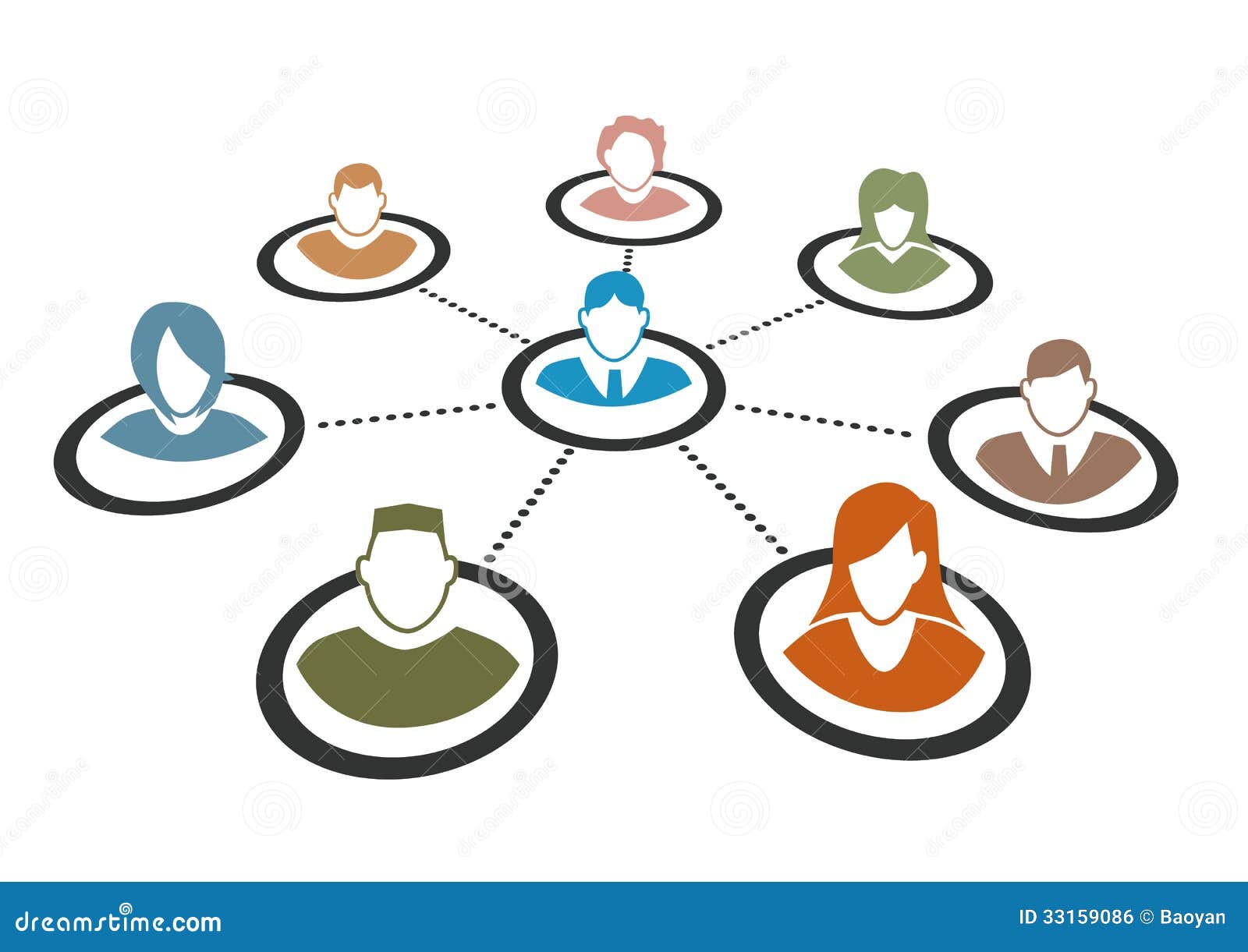 People communication stock vector. Illustration of businessman - 33159086
