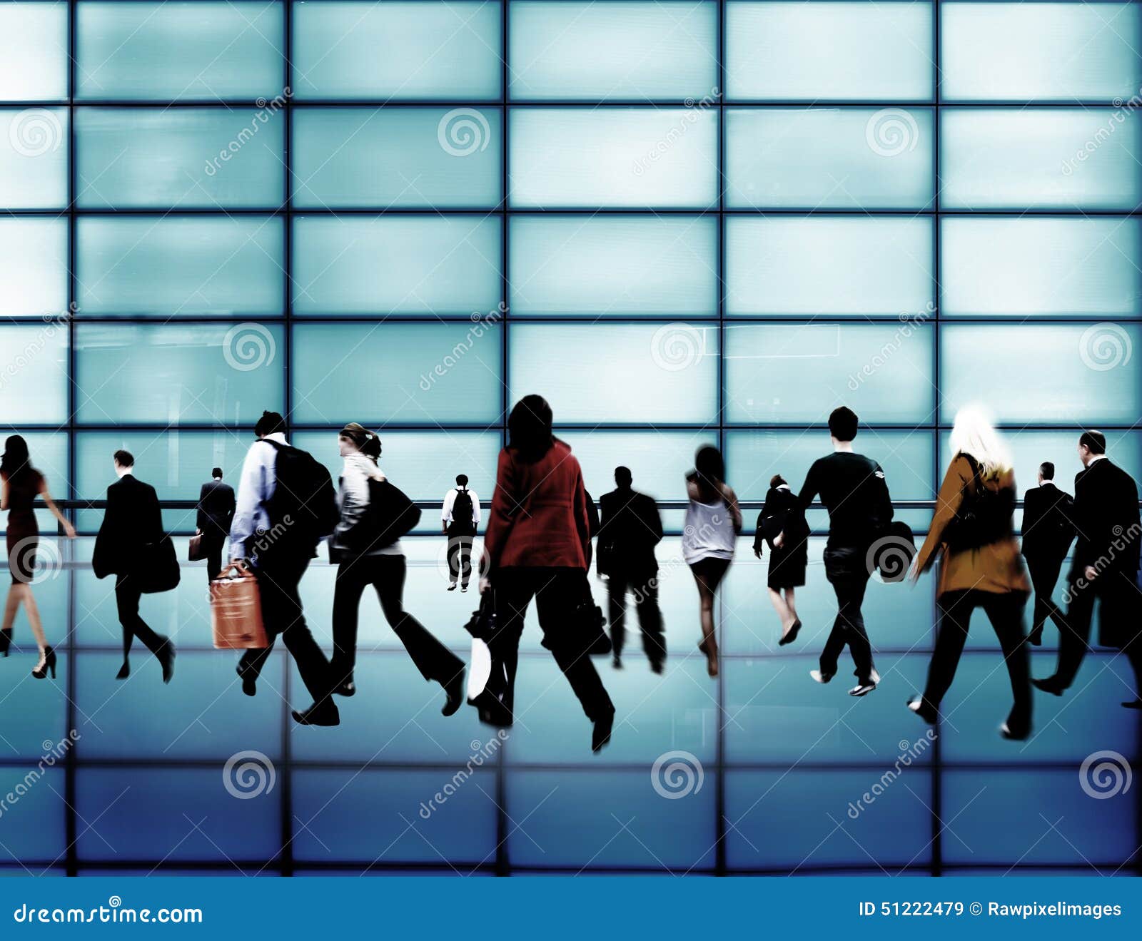 People Commuter Walking Rush Hour Traveling Concept Stock Image - Image ...