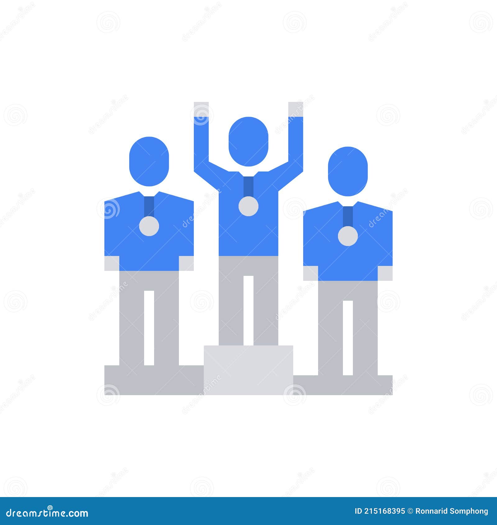 People Competition Icon Vector Illustration Stock Vector - Illustration ...