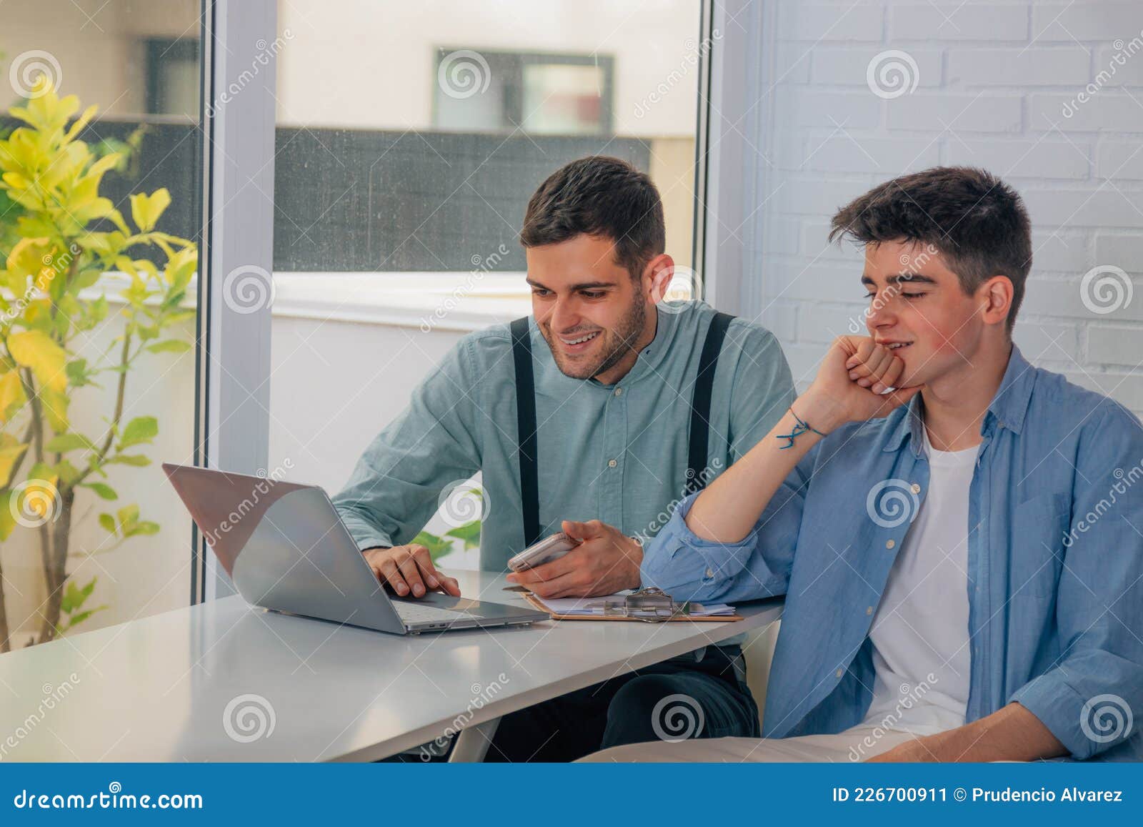 People with Computer on the Desk Stock Image - Image of group, keyboard ...