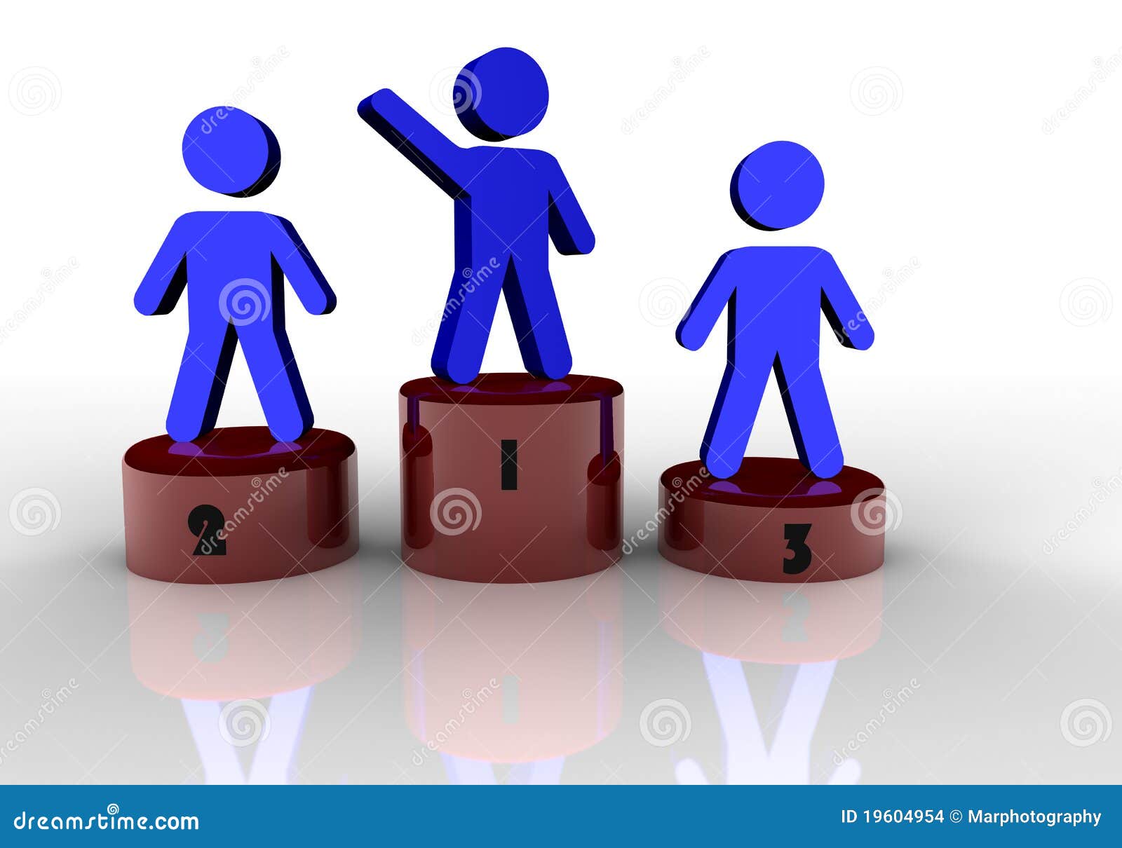 People Concept of First Place Stock Illustration - Illustration of ...