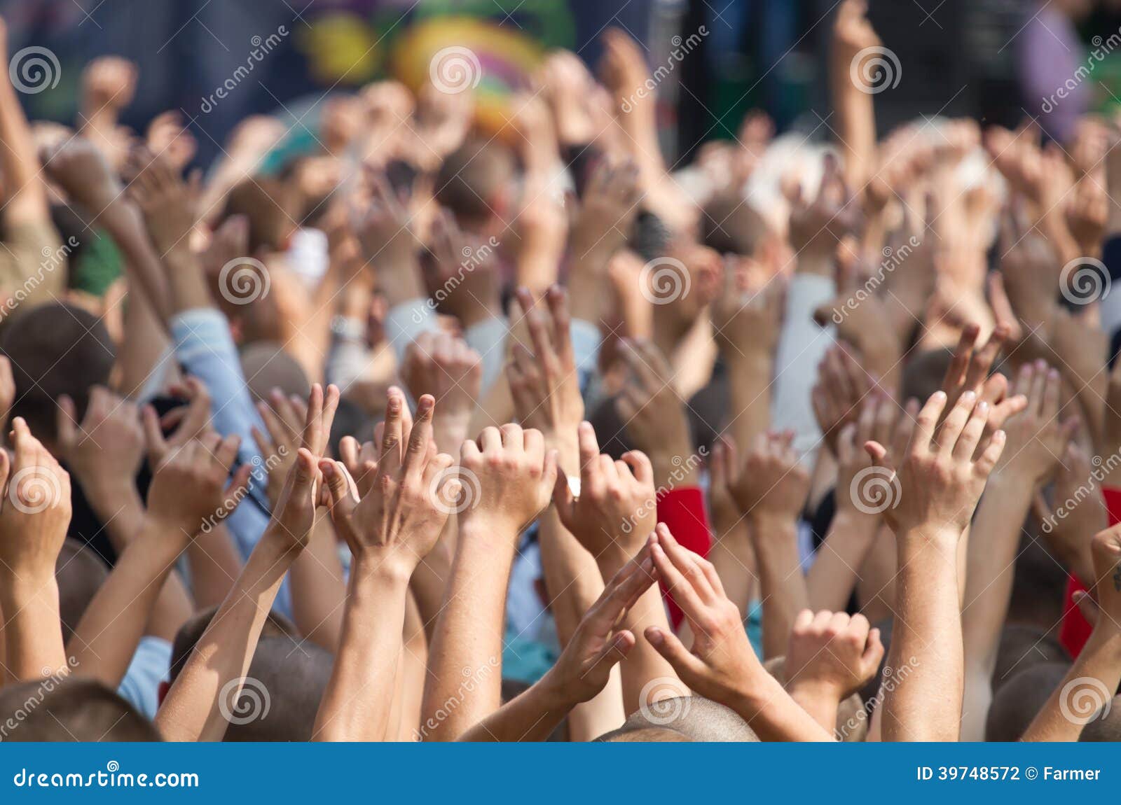 People on a concert stock photo. Image of field, open - 39748572