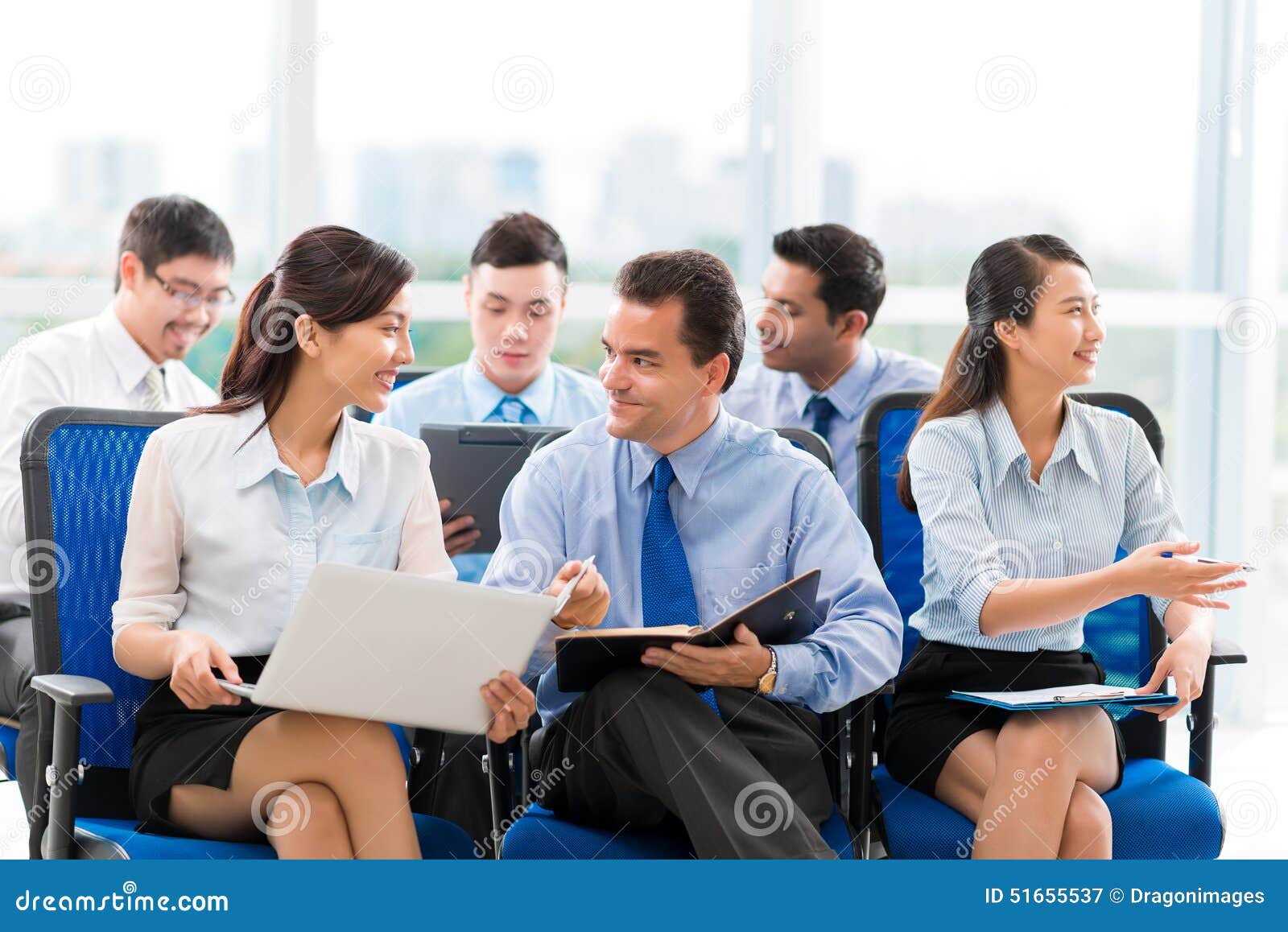 People at conference stock image. Image of communication - 51655537