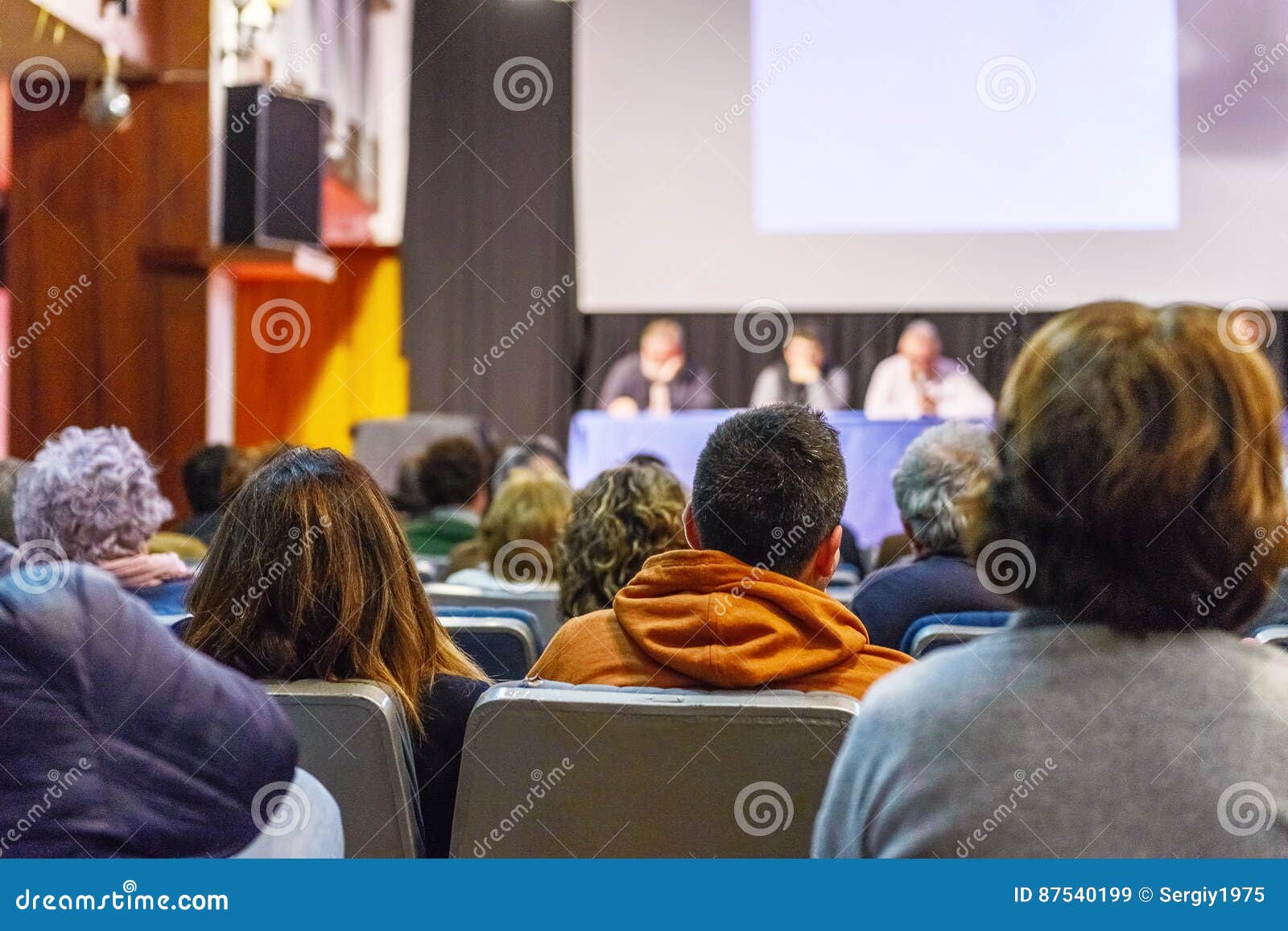 People at the Conference in the Conference Hall Editorial Stock Image ...
