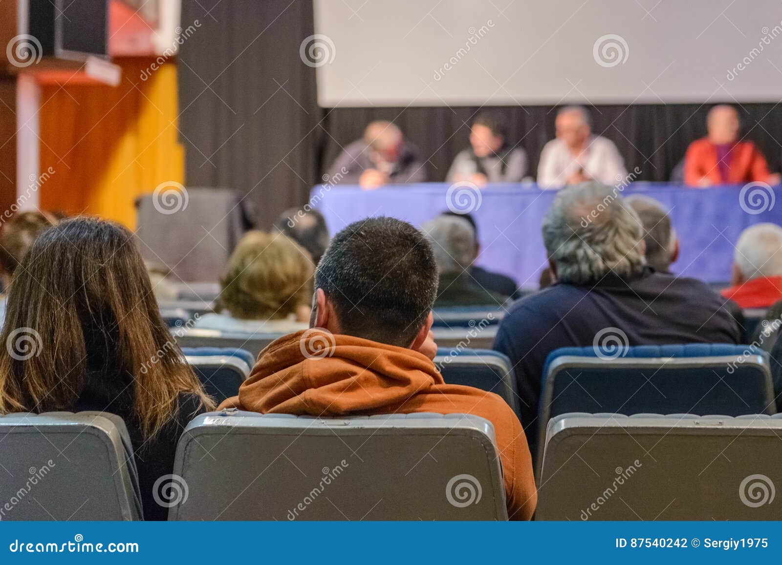 People at the Conference in the Conference Hall Editorial Photography ...