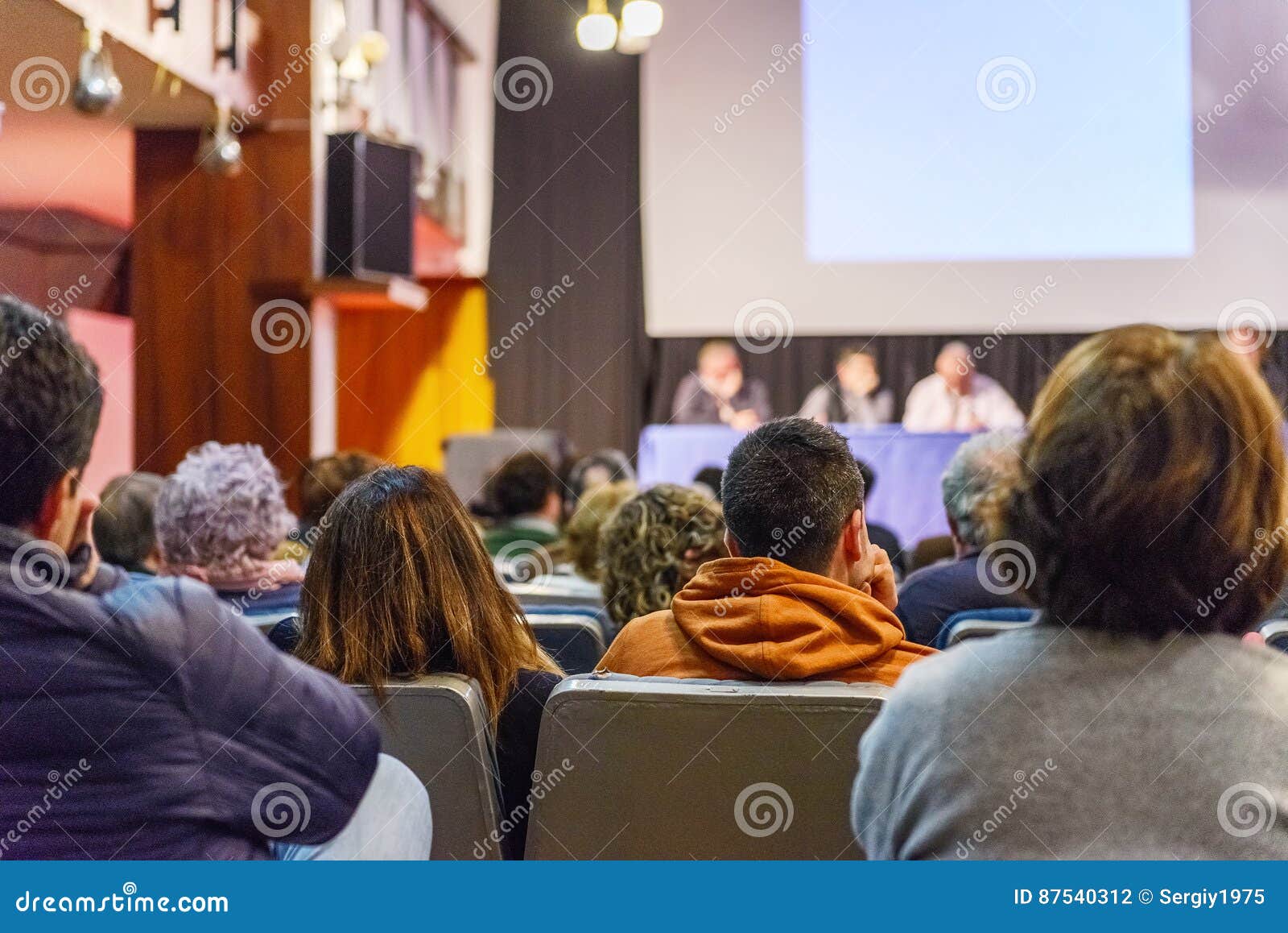 People at the Conference in the Conference Hall Editorial Photography ...