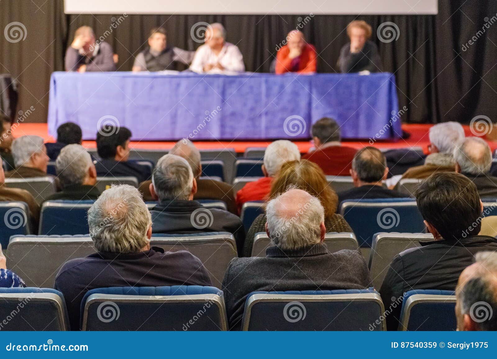 People at the Conference in the Conference Hall Editorial Stock Image ...