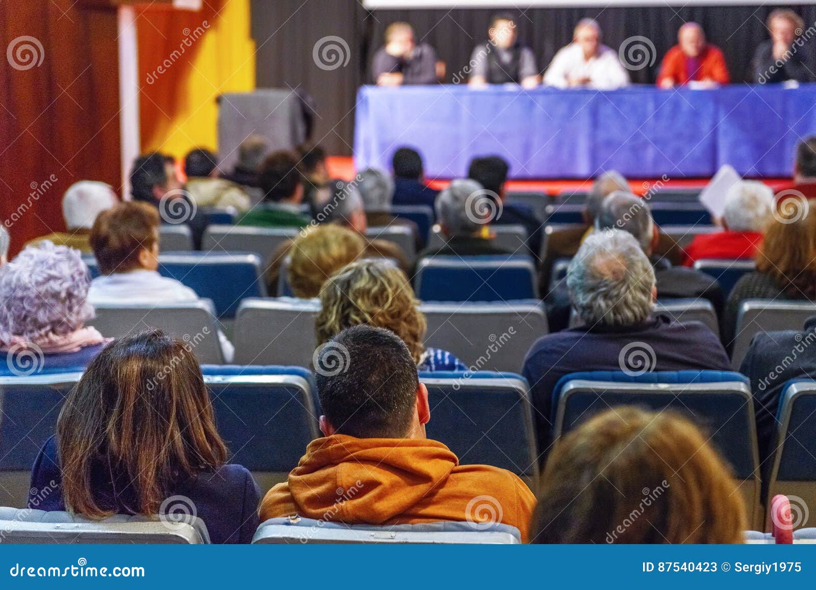 People at the Conference in the Conference Hall Editorial Stock Photo ...