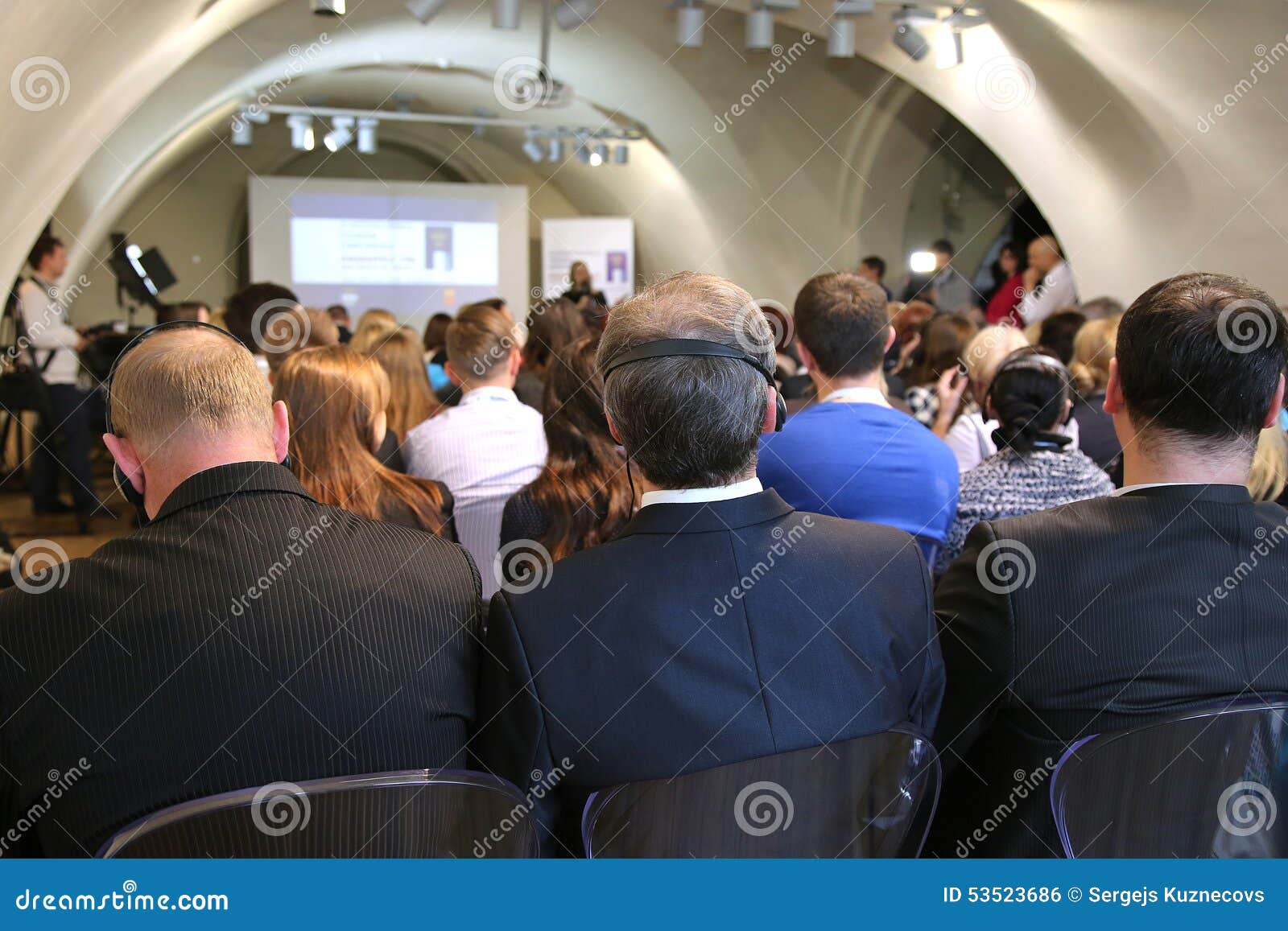 People at the Conference Hall Stock Photo - Image of business, speaker ...